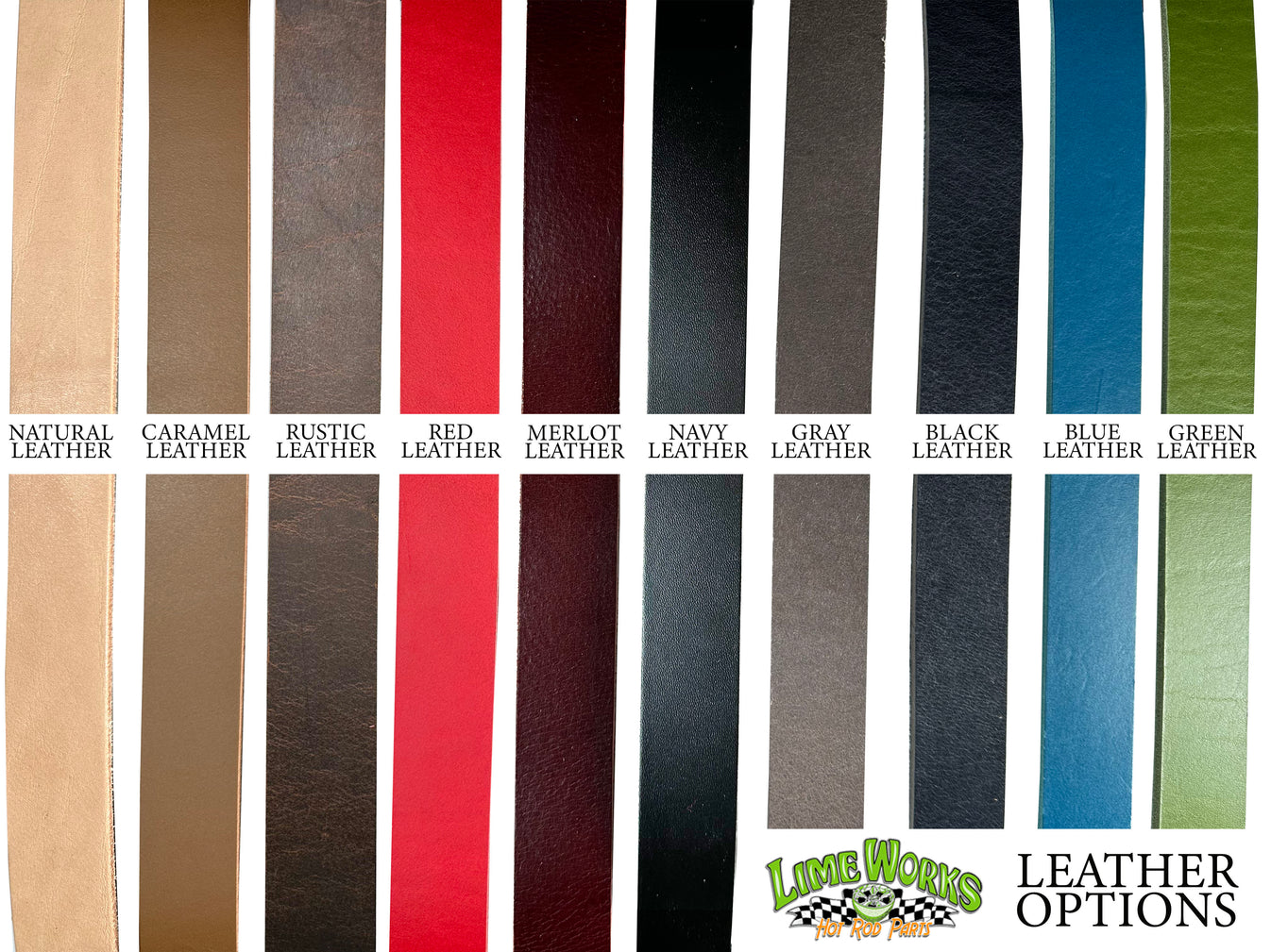 Leather Hood Strap Stainless Steel Kit (Choice of Color ...