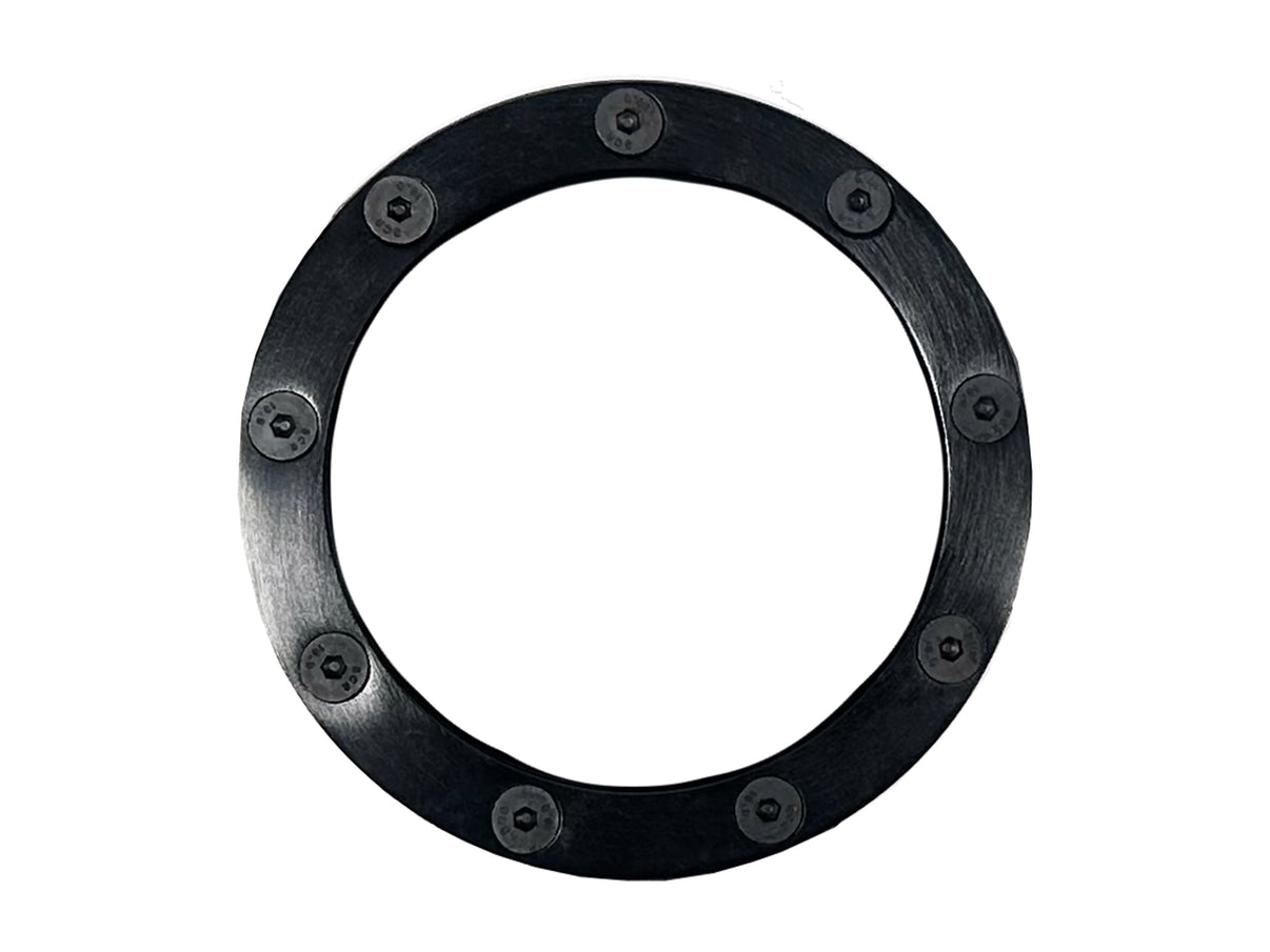 356 Style 9-Bolt Steering Wheel Black Hot Rod Kit, Billet Horn Button ...